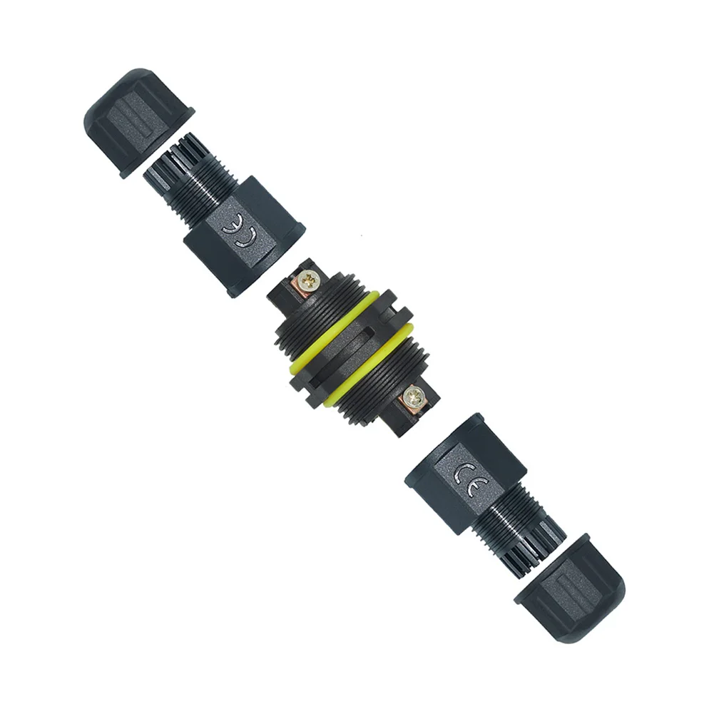 IP68 Waterproof Screw Locking Cable Connector Industrial Electrical ...