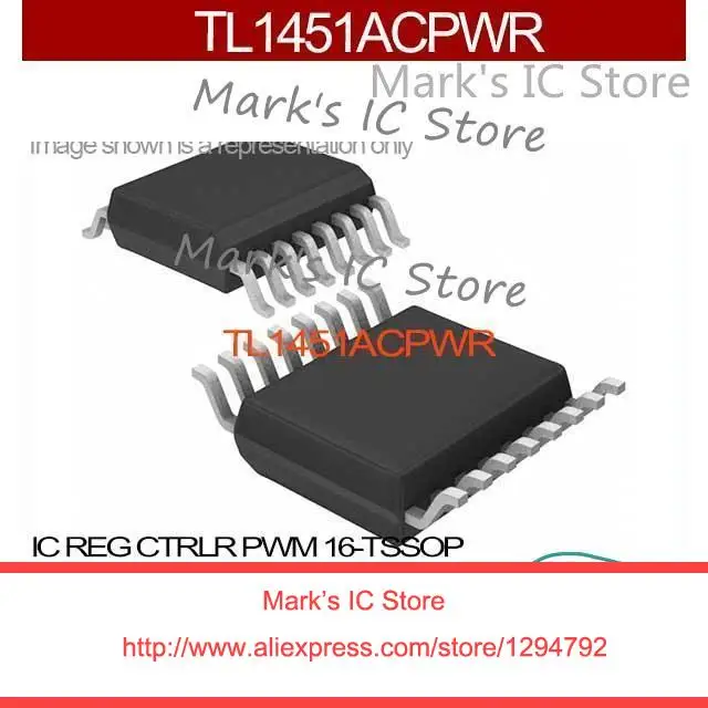 TL1451ACPWR IC REG CTRLR PWM 16 TSSOP TL1451ACP 1451 TL1451A 1451A TL1451 1451AC|ic led|ic ...