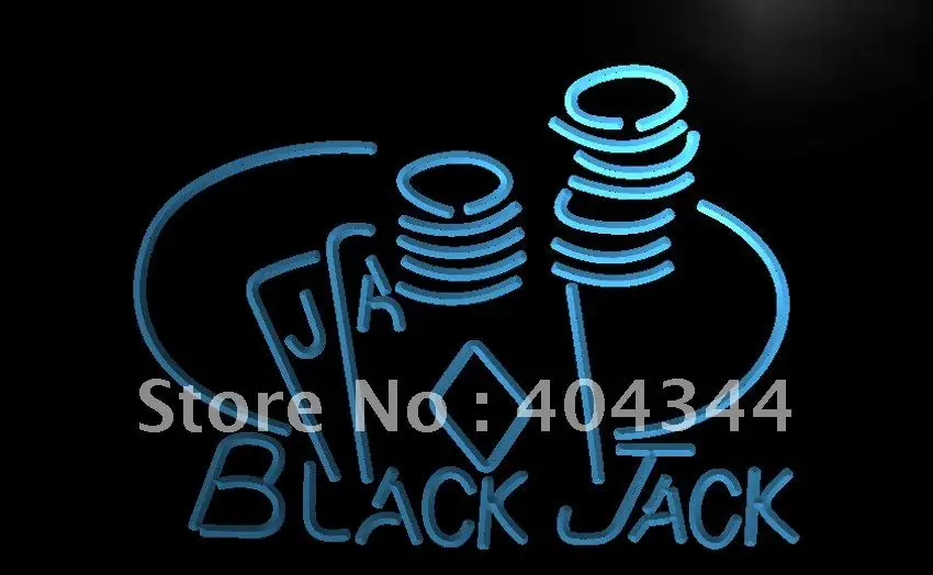 LB334 Negro Jack Casino Game Room Bar LED Neon Light Sign casa ...