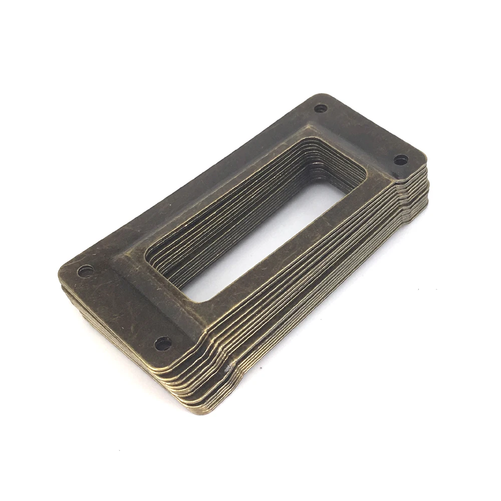 Antique Iron Label Frame name Card Holder library display sorting ...