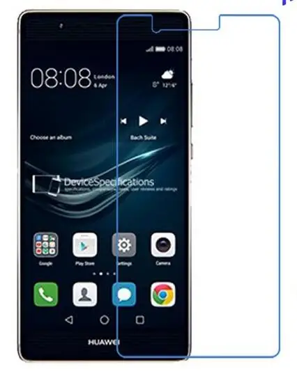 2 unids/lote HD transparente película protectora para huawei p8 plus p8 ...
