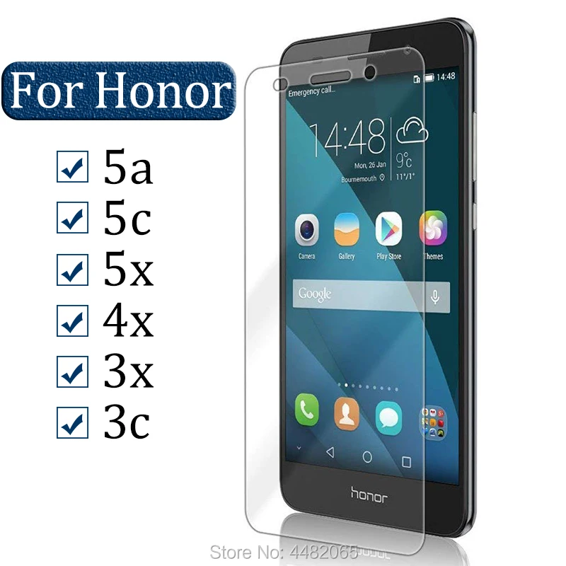2pcs Protective Glass On For Honor 5a Honor 5c Screen Protector 5x 4x ...