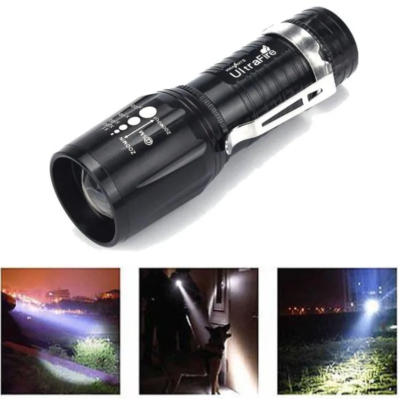 world wind#3011 Ultrafire 2200 Lumens new XM L T6 LED Flashlight High ...