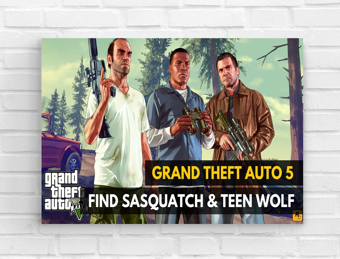 Grand Theft Auto V Art Silk Print Fabric Poster Game Hot GTA 5 Images ...