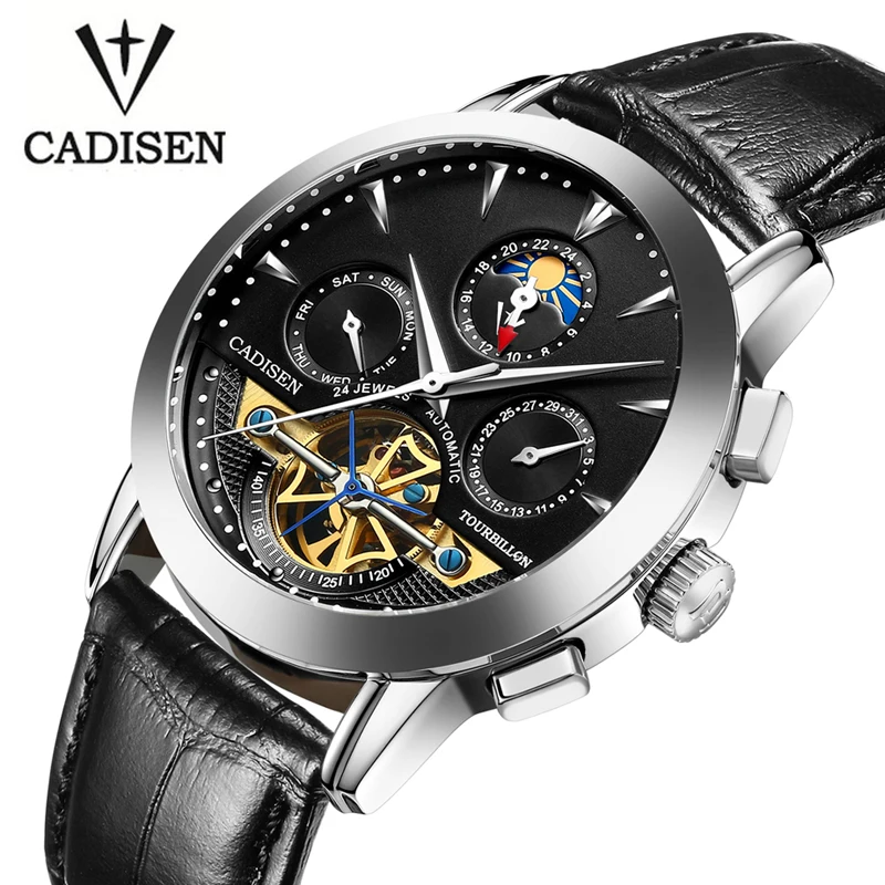 Relogio Masculino CADISEN Watches Men Luxury Brand Mechanical Watch ...