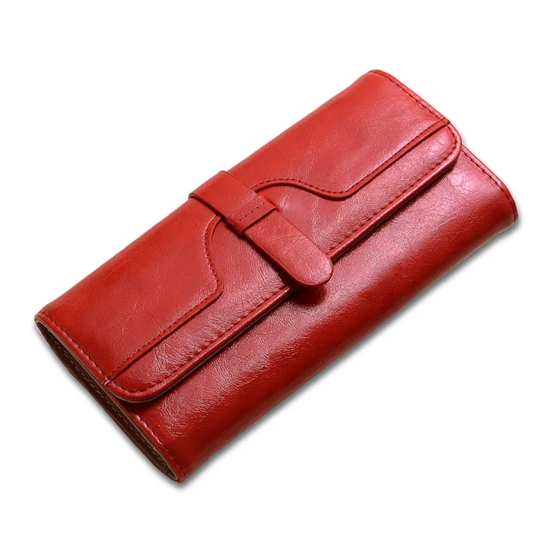 Baellery Red Wallet Women Leather Belt Luxury Design Womens Wallets ...