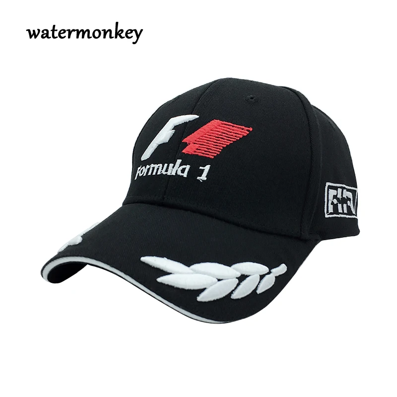 Black Cotton f1 Racing cap Baseball Cap F1 Snapback Hip Hop Hat ...