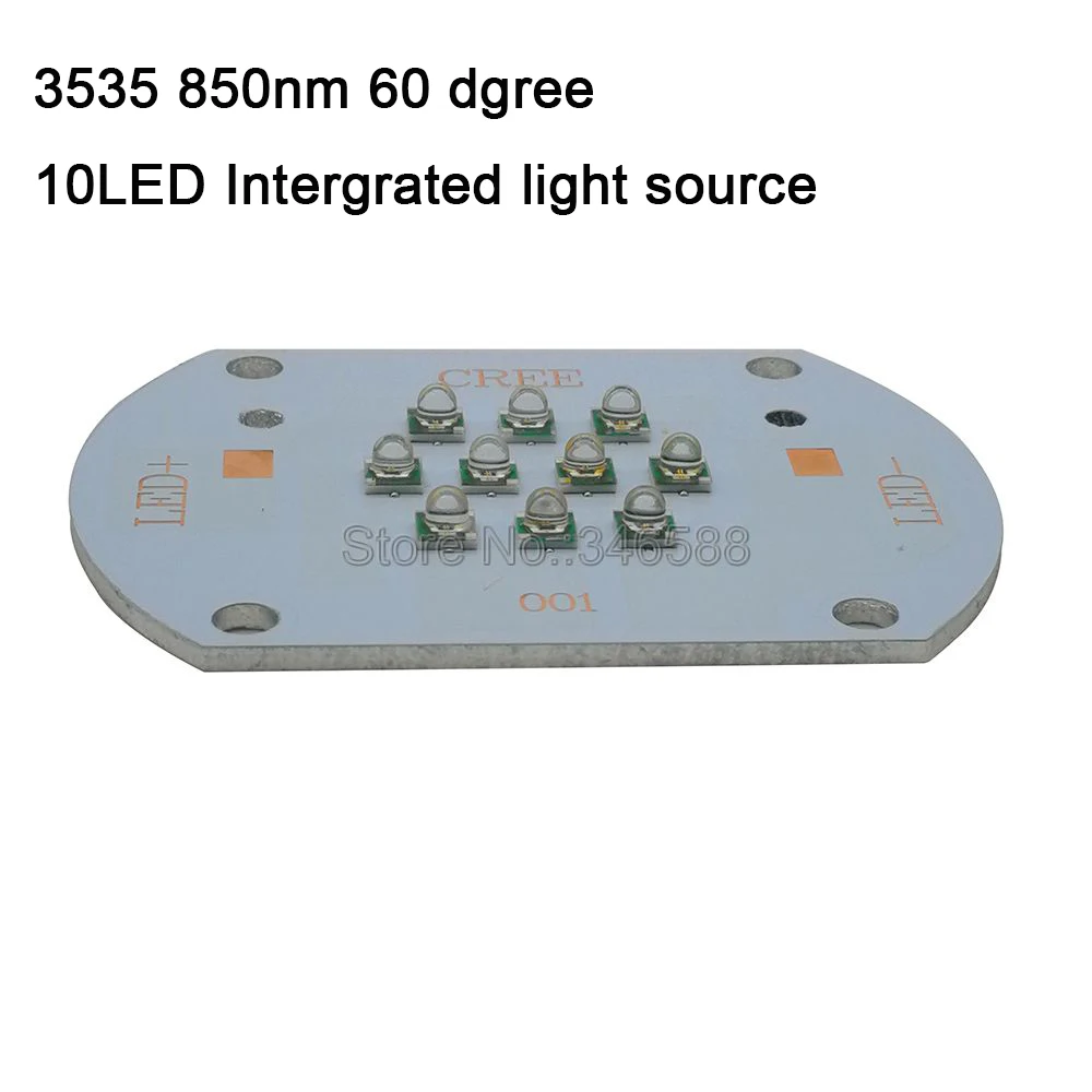 10W-3535-Infrared-IR-850nm-60-degree-beaming-angle-High-Power-LED ...