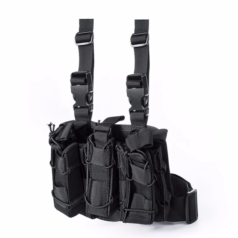 Military Tactical Drog Leg Thigh Surplus Magazine Pouch M4 5.56mm and ...