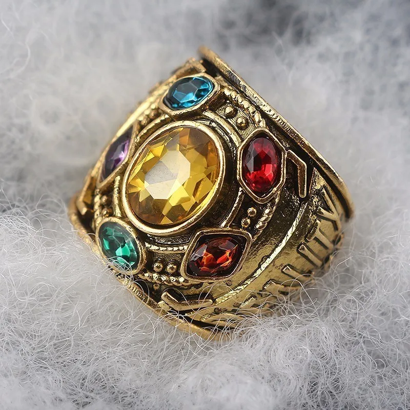 Avengers:Infinity War Thanos Stones Ring Power Mind Soul Reality Space ...