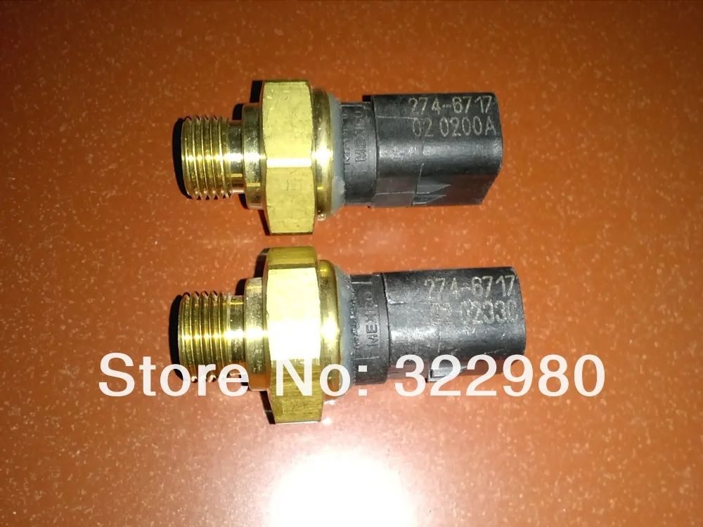 Sensor de pressão de óleo genuíno novo da parte para caterpillar 274 ...