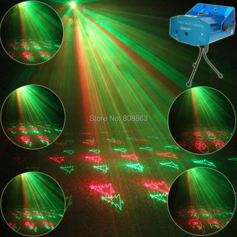 ESHINY-Mini-Red-Green-Laser-projector-20-Patterns-Christmas-Party-DJ ...