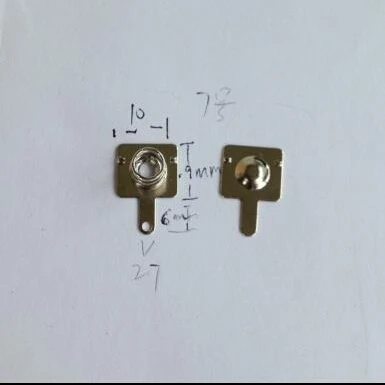 Battery box spring positive and negative AAA battery welding points ...