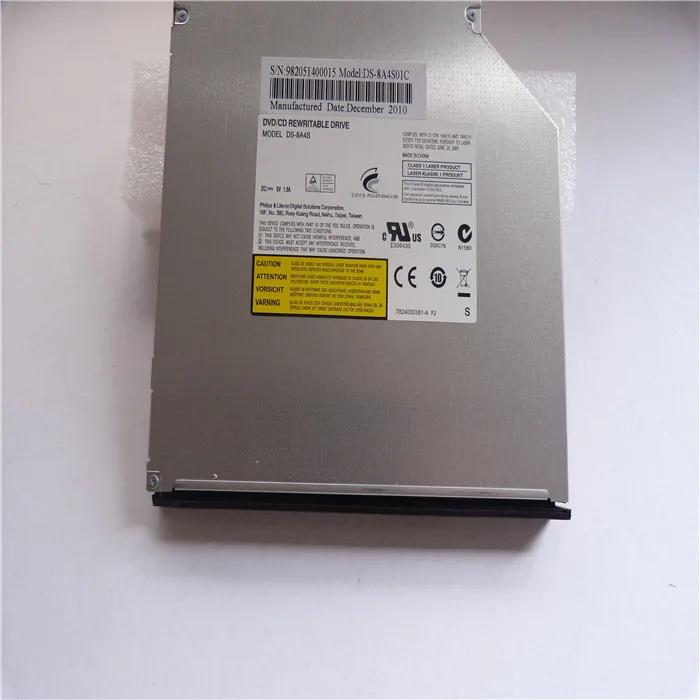 브랜드 새로운 DS 8A4S dvd 드라이브 pld를 dvd rw 슬림 광학 dvd bruner 드라이브|dvd tv for ...