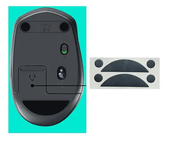 Pack of 2 Mouse feet skates mouse pads legs for Logitech M337 M336 M590 ...