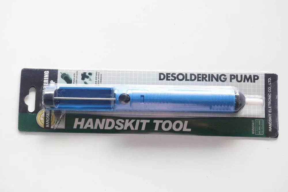 Blue Antistatic Solder Sucker Desoldering Pump Tool Removal Vacuum ...
