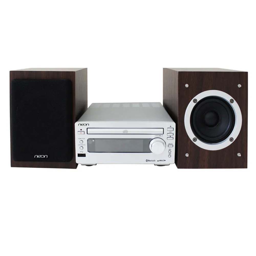neon MCB1533 37 Micro CD Music System with Bluetooth Compact CD Player ...