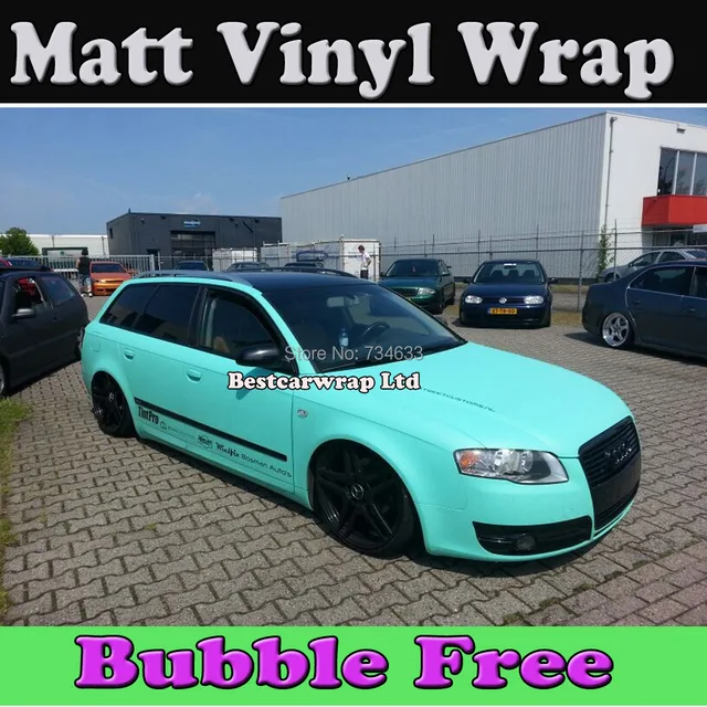 Aliexpress.com : Buy Tiffany blue Matte Vinyl Wrap With Air Bubble Free ...