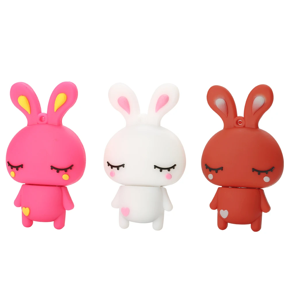 Cartoon Cute Bunny USB Flash Drive 4GB 8GB Pendrive 16 GB 32GB USB ...
