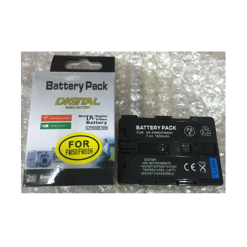 NP FM50 NPFM50 lithium batteries NP FM55H Digital camera battery For ...