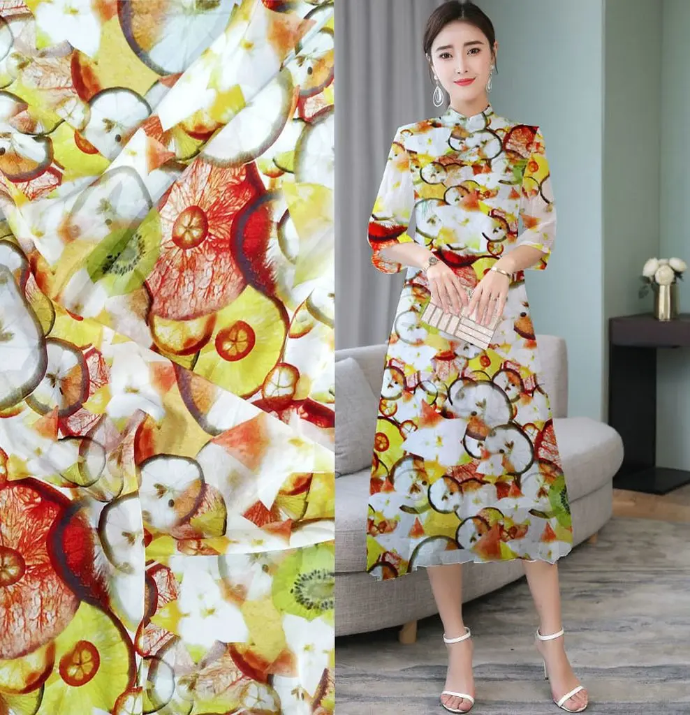 Fabric-Silk-Crepe-16-Muminki-Tissu-Couture-Telas-OEM-Infantiles-Tela ...