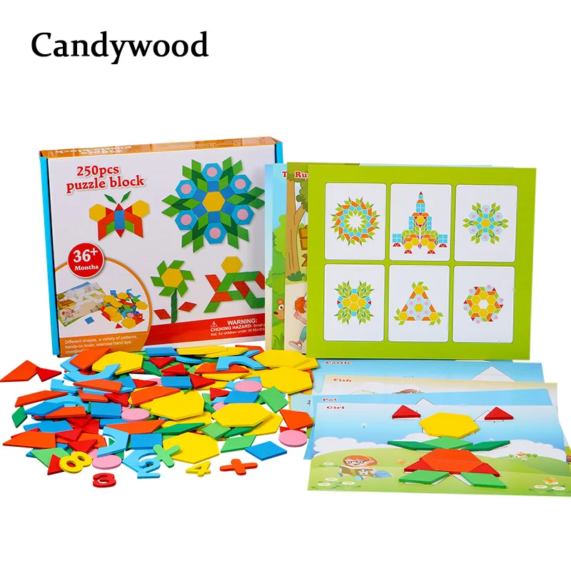 250 Pcs Puzzle Games Wooden Toys Kids Educational Toys For Children ...
