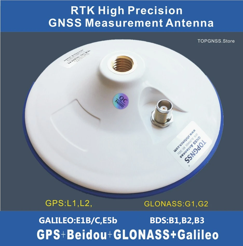 High-precision Rtk Gnss Antenna Zed-f9p Gps Antenna Cors Antenna Tnc 3. ...