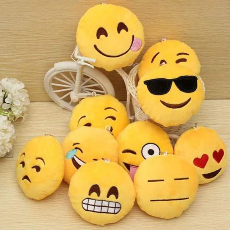 Adorável Emoji Smiley Emoticon Macio Recheado Boneca de Brinquedo de ...