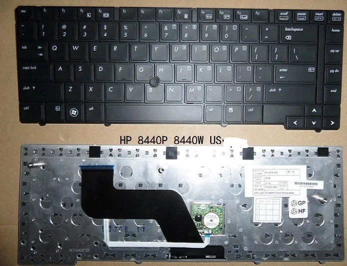 New-Original-US-ENGLISH-keyboard-for-HP-8440P-8440W-8440-with-point ...