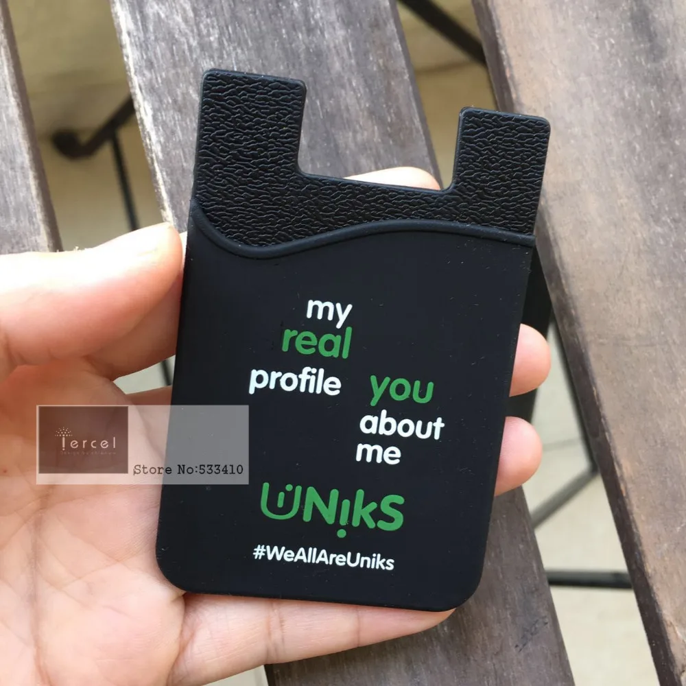 780pcs/lot Mobile Customized Logo 3m Silicone Wallet, Cell Phone ...