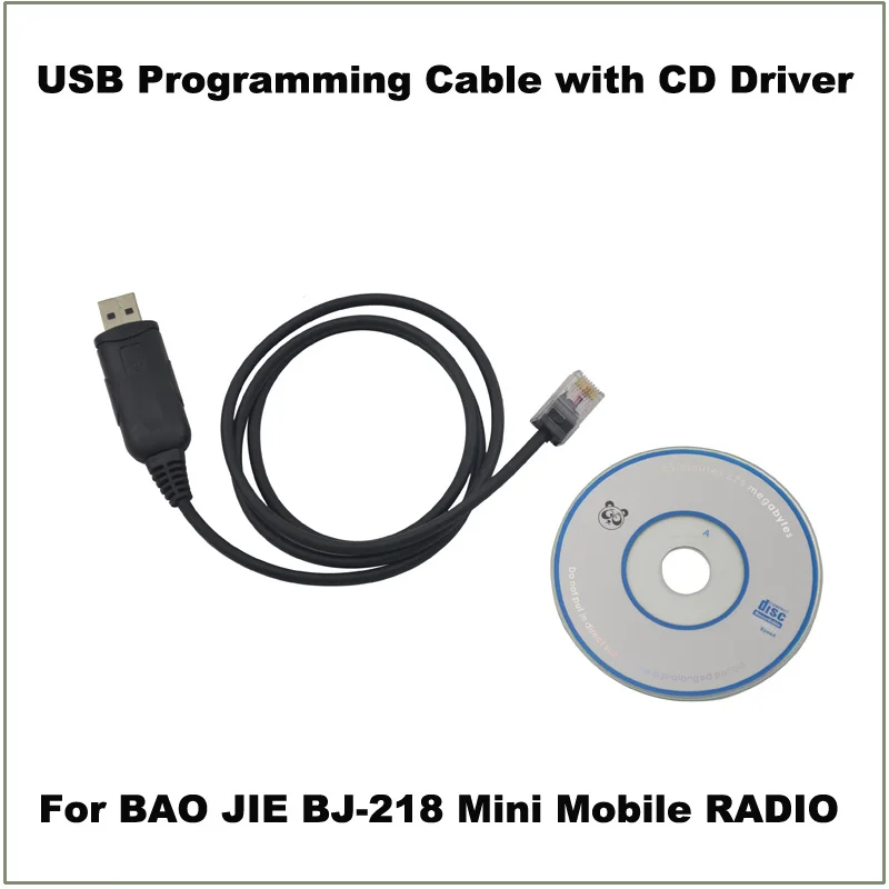 USB-Programming-Cable-8-pin-RJ45-with-CD-Drive-for-Baojie-BJ-218-mini ...