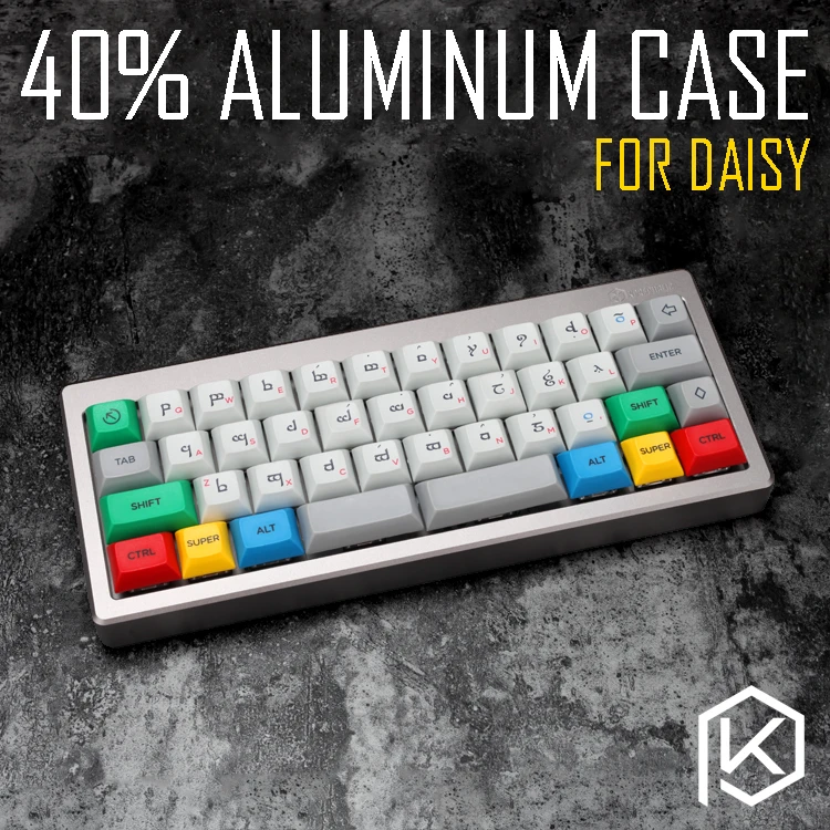 Anodized Aluminium Case For Daisy 40% Custom Keyboard Acrylic Panels ...