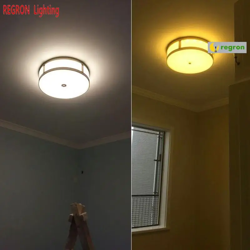 Surface study reading Ceiling Light for student Modern Copper Led ...