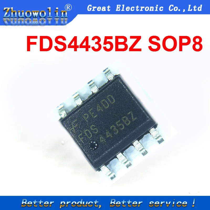 10 Pçs/lote 4435B FDS4435A SOP 8 AO4435 SI4435 FDS4435 FDS4435BZ|lot ...