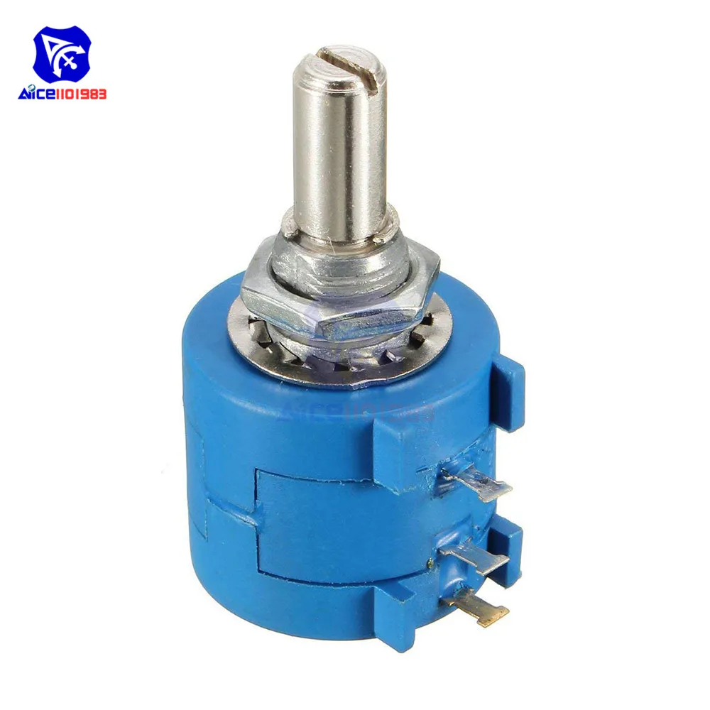 3590S 2 103L 10K Ohm Precision Multiturn Wirewound Potentiometer 10 ...