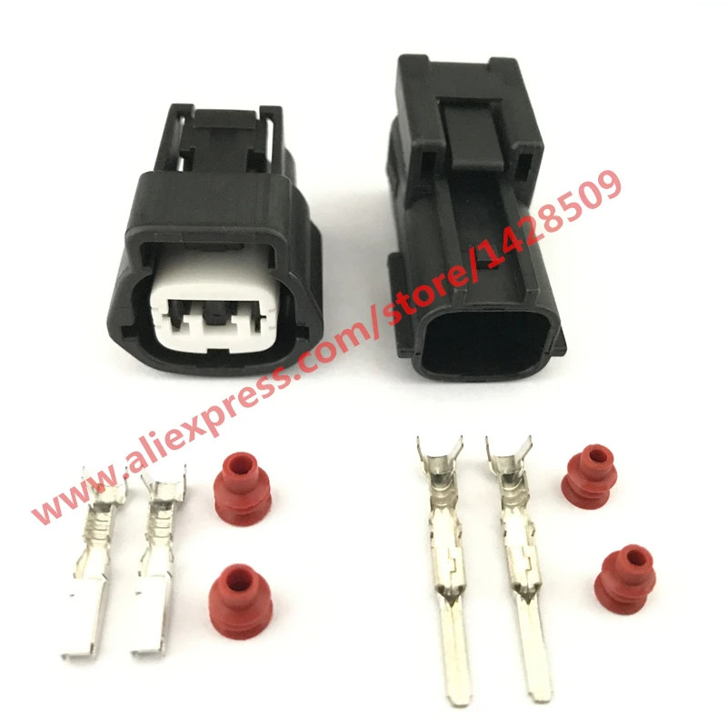 1 Set 2 Pin Female Male RS Series Automotive Connector 6189 0772 6189 ...