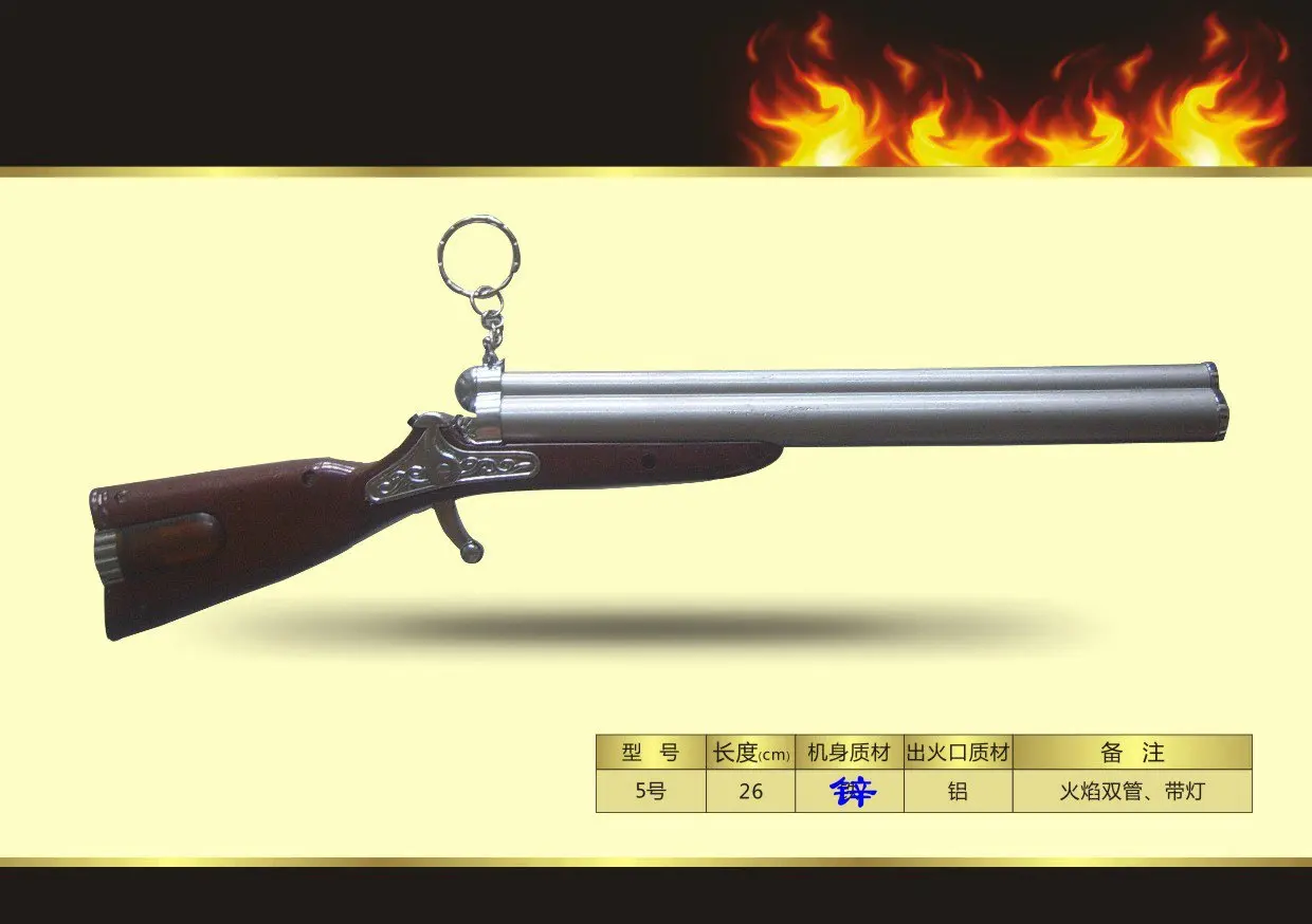 All Metal Twin Flame Creative Flame Lamp Ignition Igniter Of Lighter ...