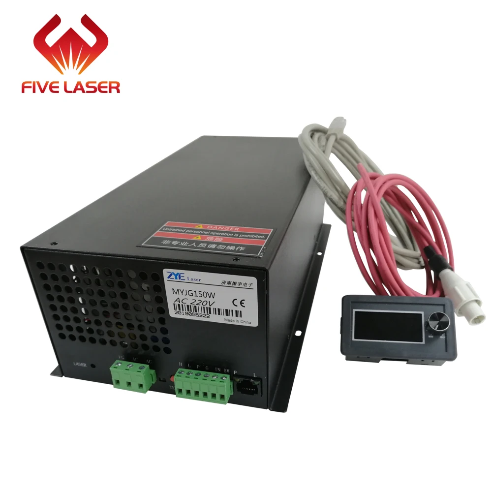 130w Laser power supply MYJG150W with LCD display current meter ...