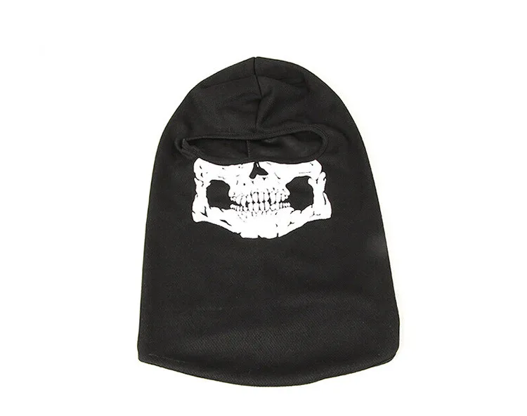 New Outdoor Motorcycle SKULL Windproof Face Mask Beanie Hat Sports Warm ...