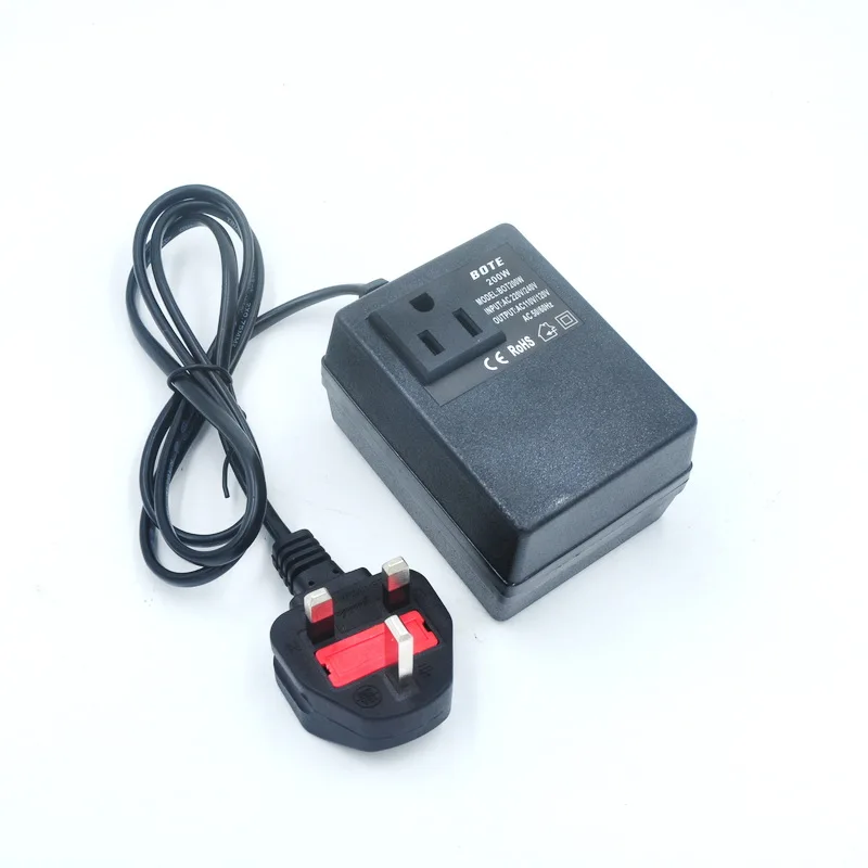 British power converter 220V 230V 240V to 110V 200W Electronic ...