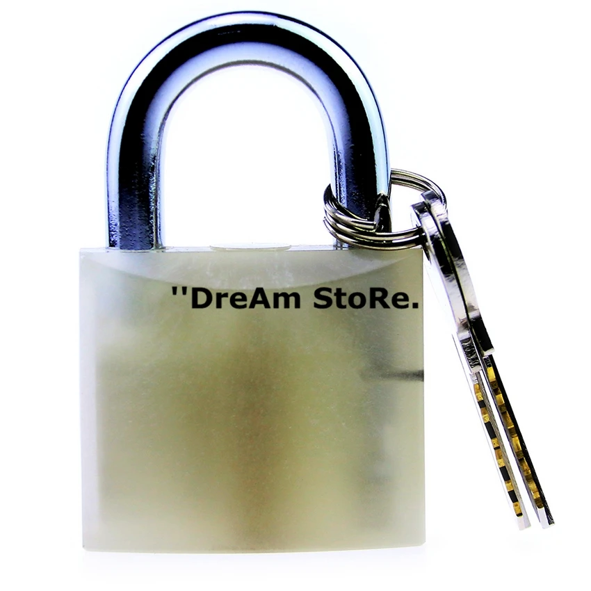 50MM Luminous padlock power lock boxes Fluorescence padlock Industrial ...