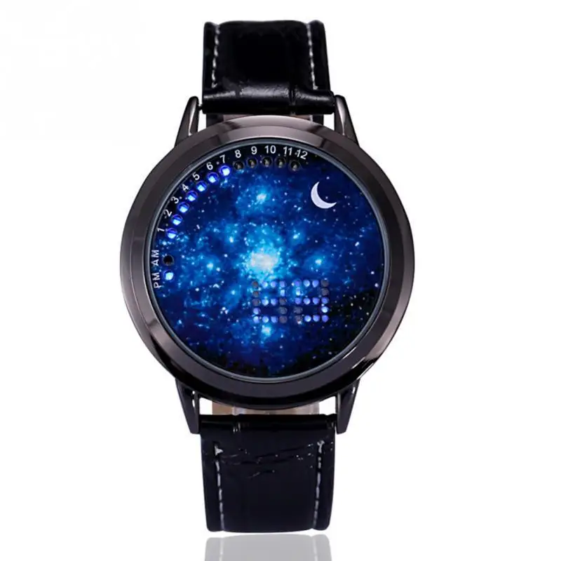 LED Touch Screen Watch Harajuku Style Waterproof Night Light Watch ...