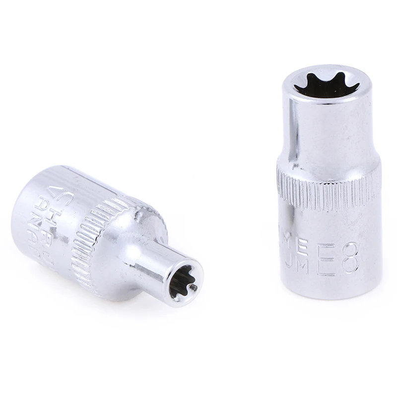 A1 - Jeu de douilles femelles, 5 pièces, 1-4 pouces (6.3mm) Torx Star Bit, jeu'écrous E4,E5, E6 ...