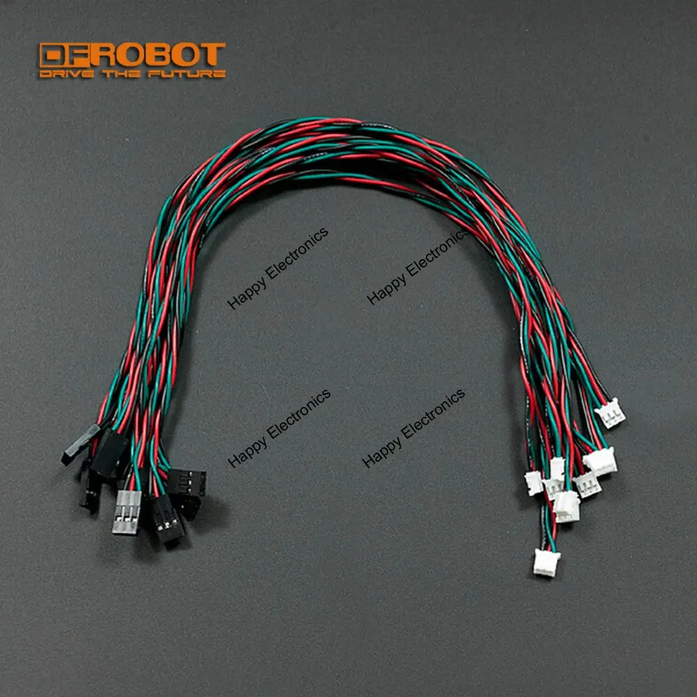 Dfrobot 10pcs Digital Sensor Cable 50v 1a 30cm 3 Pin Ph2.0 Plug 3cell ...