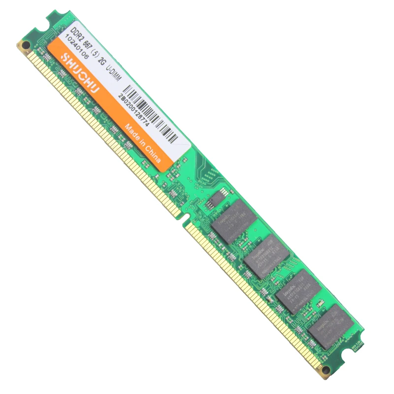 Original For Intel 2GB RAM DDR2 4GB 2G*2PCS DDR2 800MHZ 2GB PC2-6400 ...
