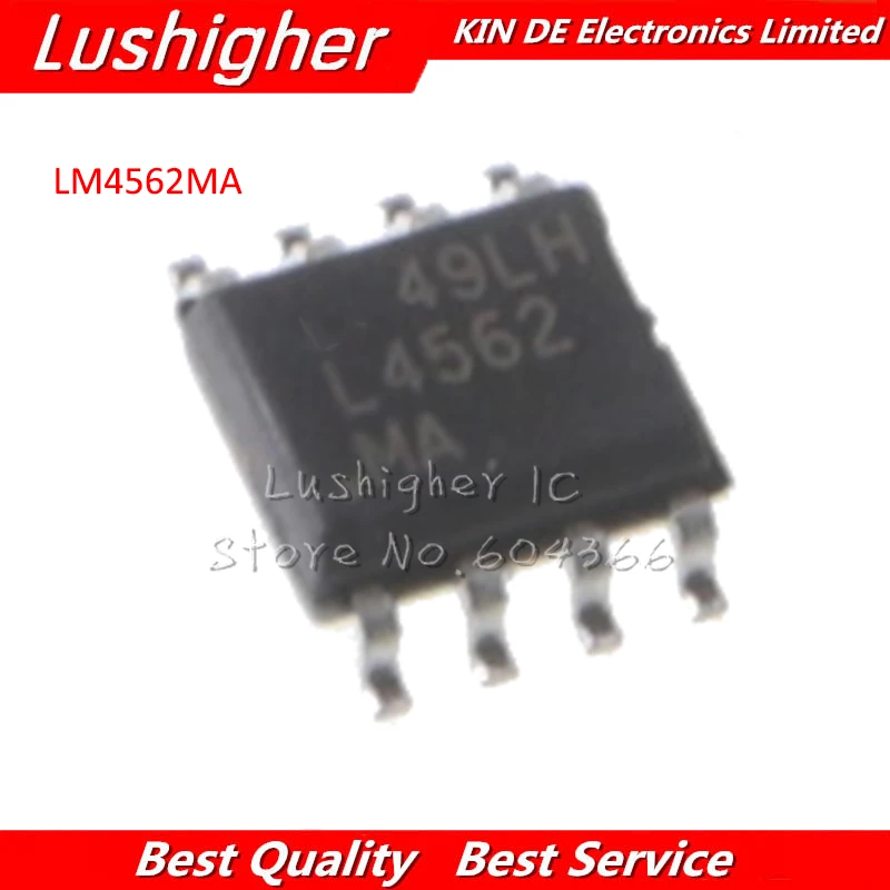10pcs LM4562MA LM4562MAX LM4562 L4562MA SOP8 SMD|Integrated Circuits ...