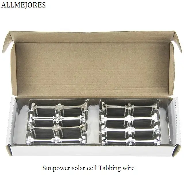 50pcs Dog Bone Tab wire solar cells Tabbing wire C60 Solder strip DIY ...