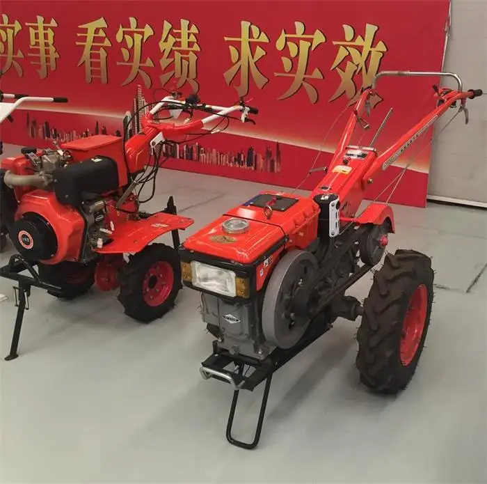 Tractor pequeño de dos ruedas, motor refrigerado por agua, 10HP|engine ...