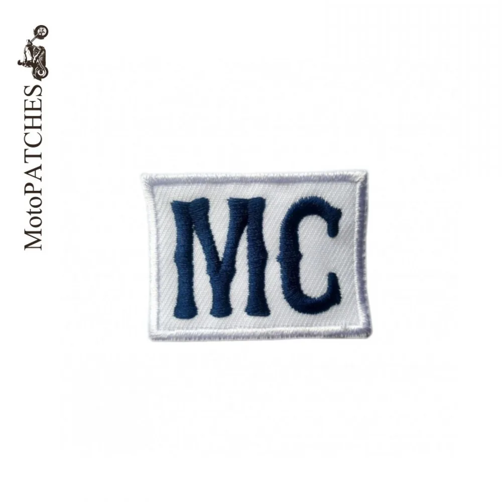 Mc Patches For Vest Motorcycle Patches Patch Skull Iron On Patches BLUE ...