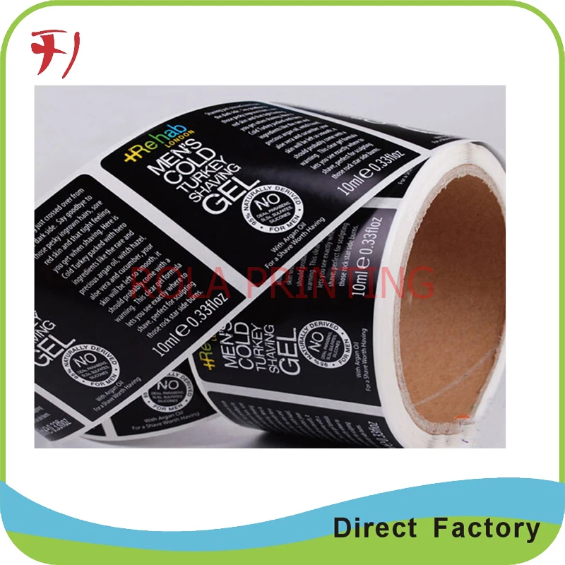 Fancy custom adhesive sticker waterproof label, durable sticker ...
